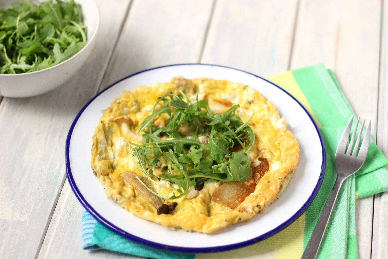 Mushroom, Rocket & Feta Frittata - She Is Strong FitnessShe Is Strong ...